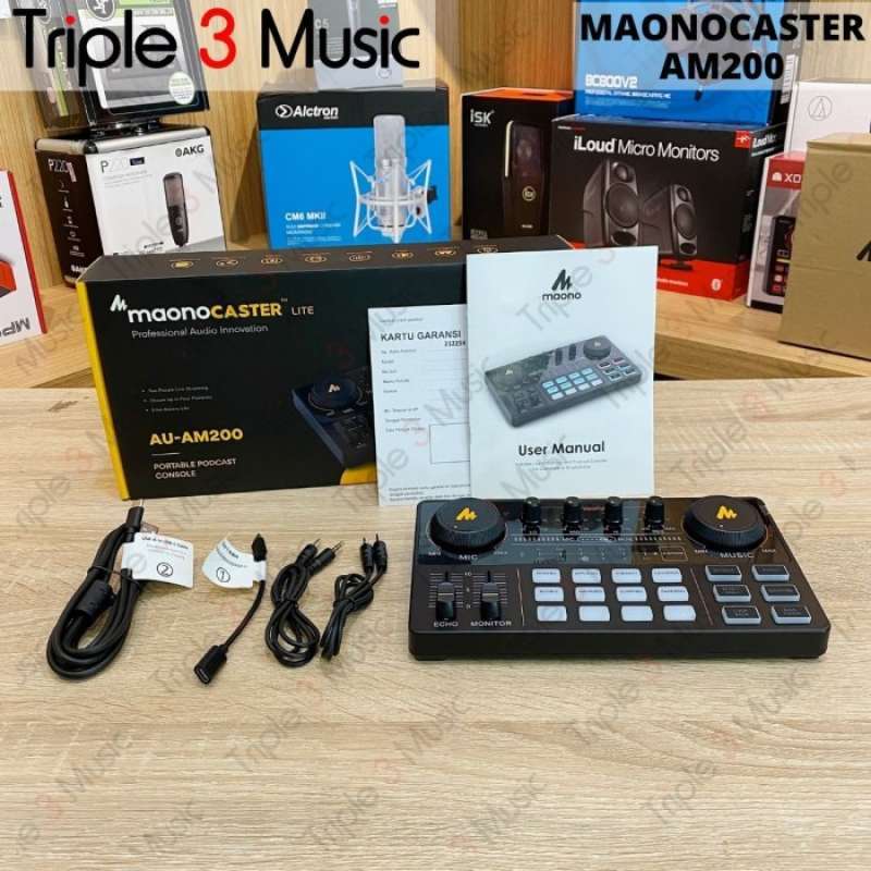 Promo Maono Am200 Monocaster Soundcard Streaming Podcast Diskon 17% Di ...
