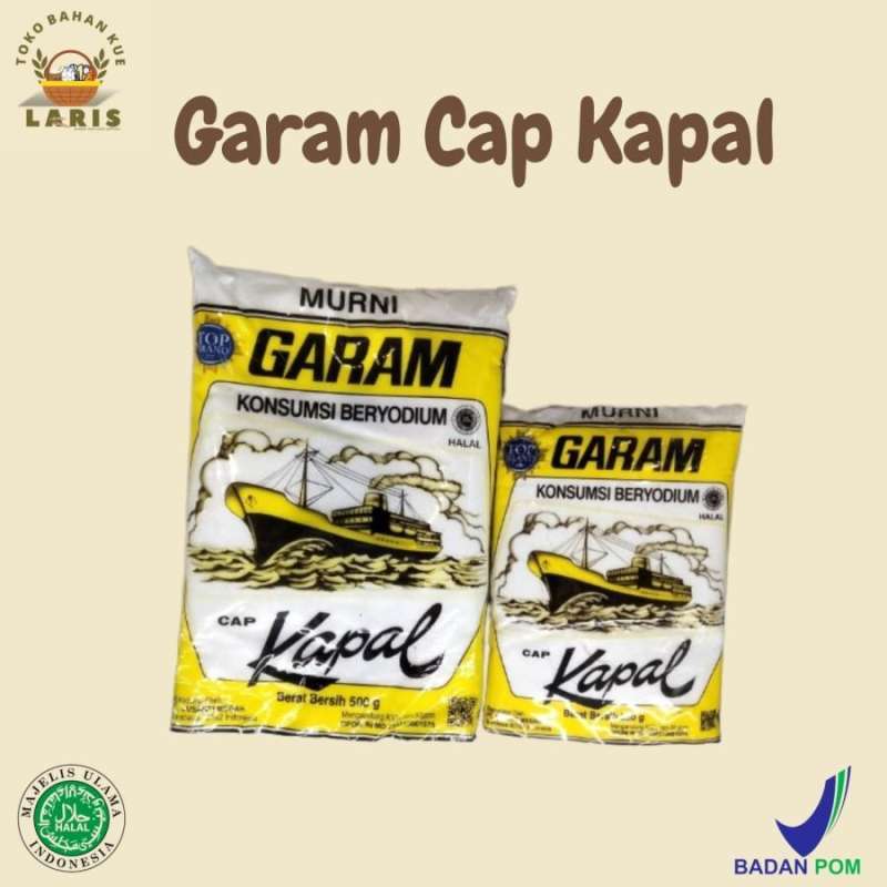 Jual Garam Cap Kapal (tersedia 2 Ukuran) Di Seller Tobaku Laris ...