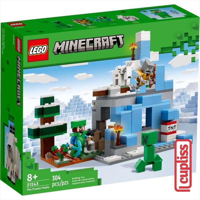 Promo LEGO Minecraft 21243 The Frozen Peaks Diskon 23% di Seller Cupliss Official Store ...
