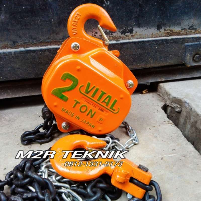 Promo Chain Block 2 Ton x 5 Meter Chain Block Original Japan Takel ...