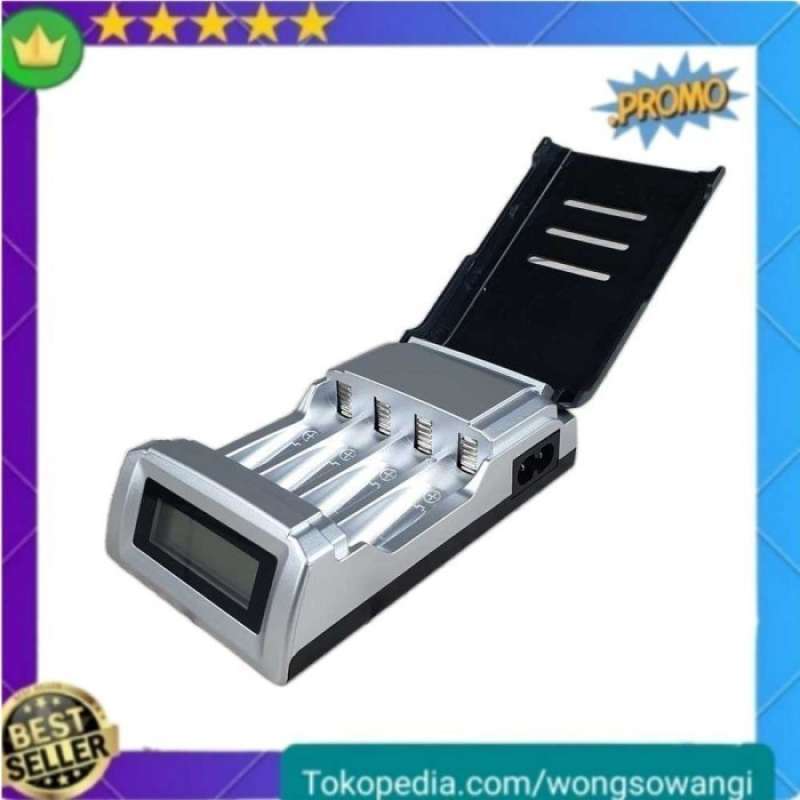 Promo Smart Quick Charger AA Atau AAA C905W Free Eneloop Battery Case ...