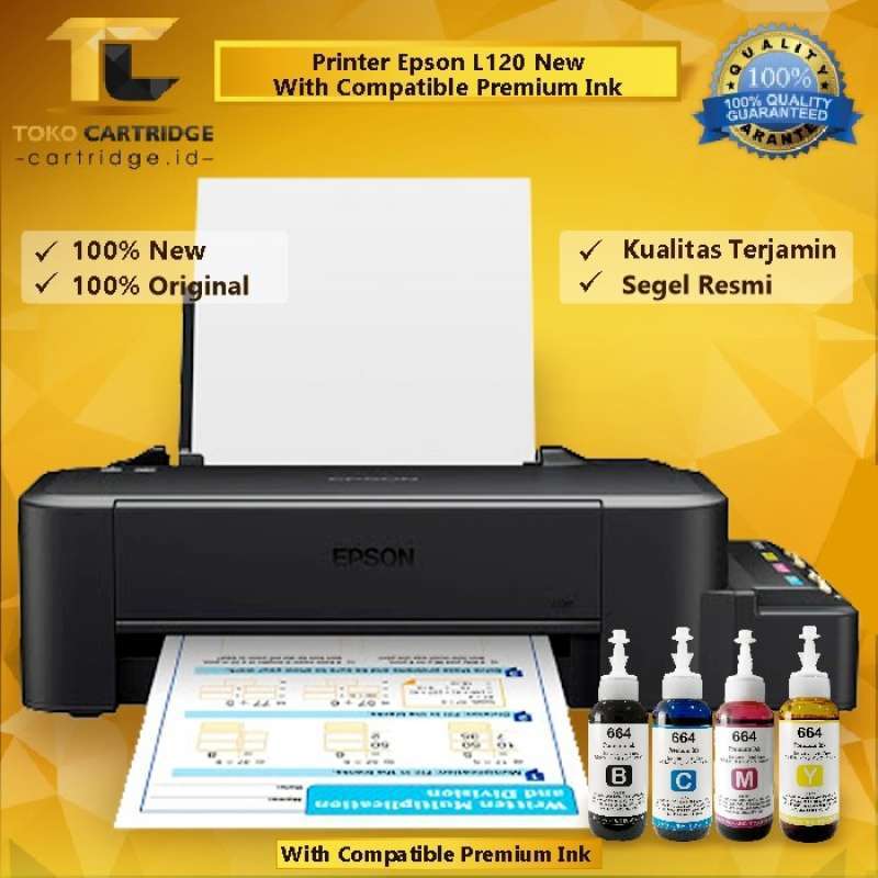 Jual Printer Epson L120 L 120 New Original Printer Infus Epson Ink Tank ...
