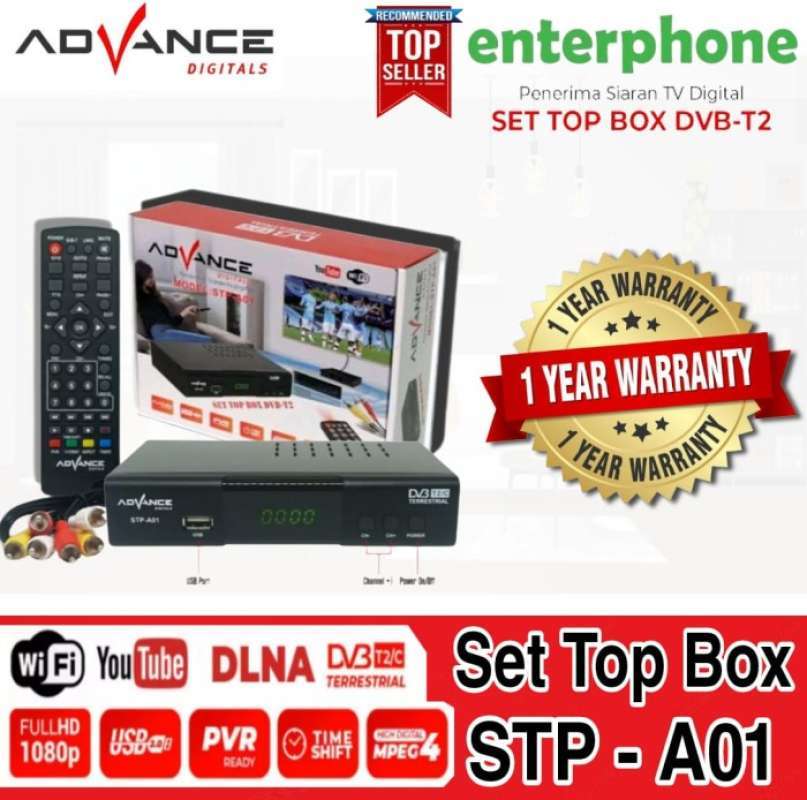 Jual Advance Set Top Box Advance Stb Dvb-t2 Stp-a01 Di Seller Halers ...