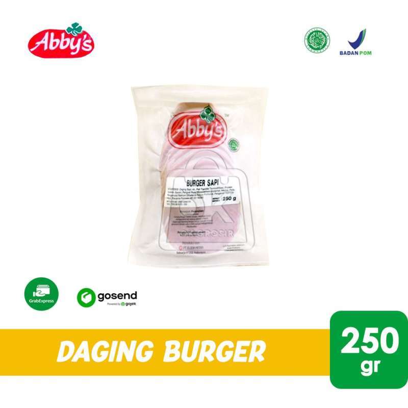 Promo Burger Sapi Abbys / Daging Burger Sapi 250gr (khusus Instant ...