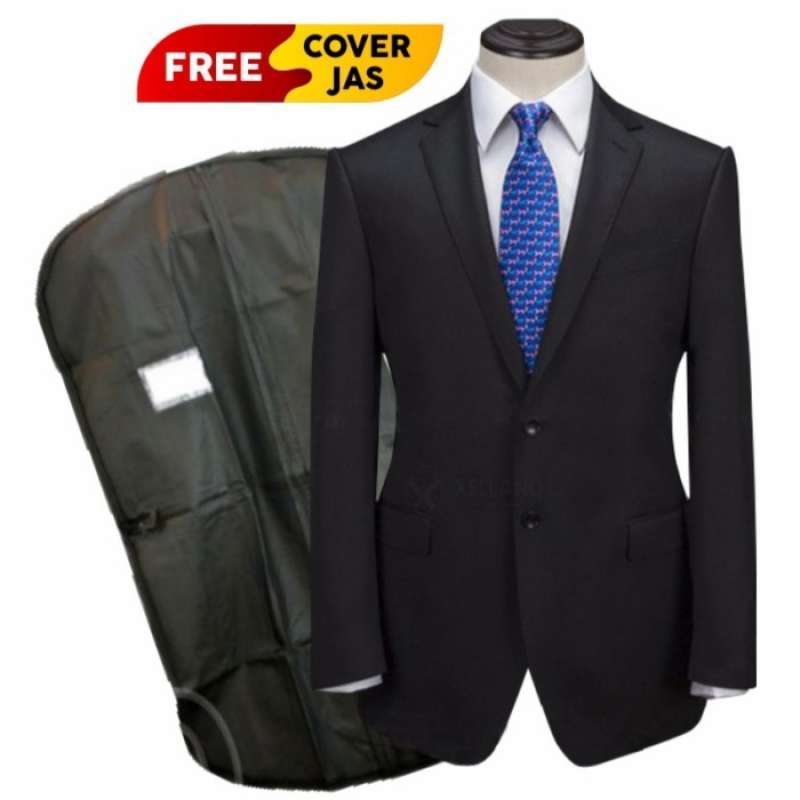 Jual JAS FORMAL PRIA HITAM SLIMFT BLAZER BLEZER COWOK JAS WISUDA JAS ...