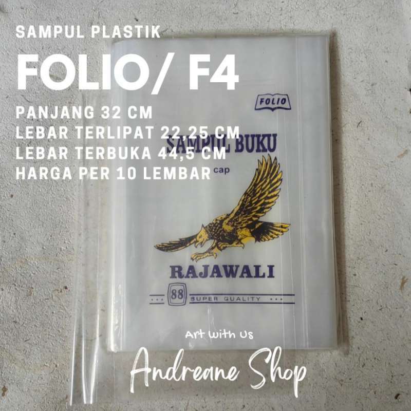 Jual Sampul Plastik Buku Tebal Ukuran F4 Per 10 Di Seller Andreane