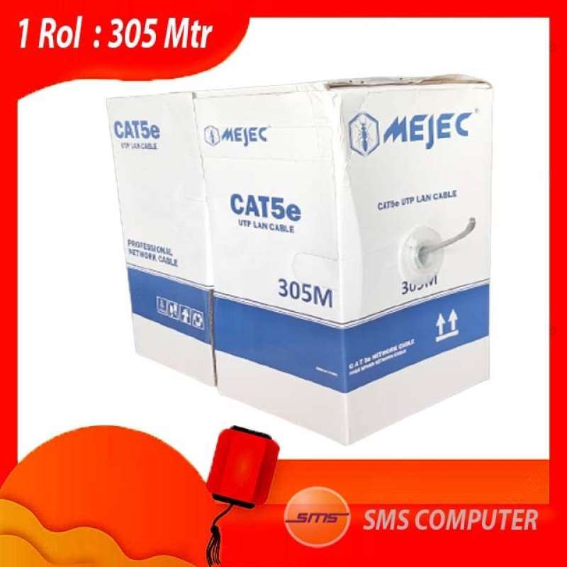 Jual Kabel UTP LAN Cat5 Mejec 1 Roll 305 Meter di Seller SMS COMPUTER ...