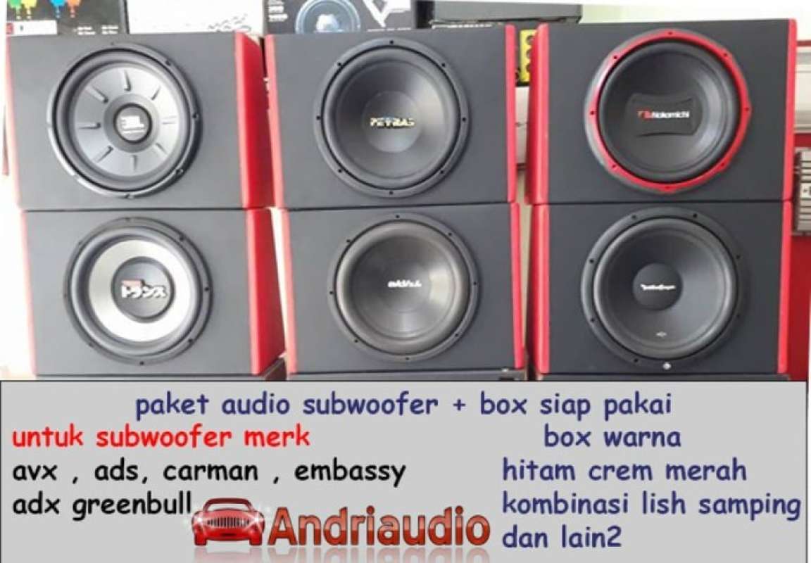 Jual Paket Audio Mobil Subwoofer Plus Box Speaker Di Seller Ageyo ...