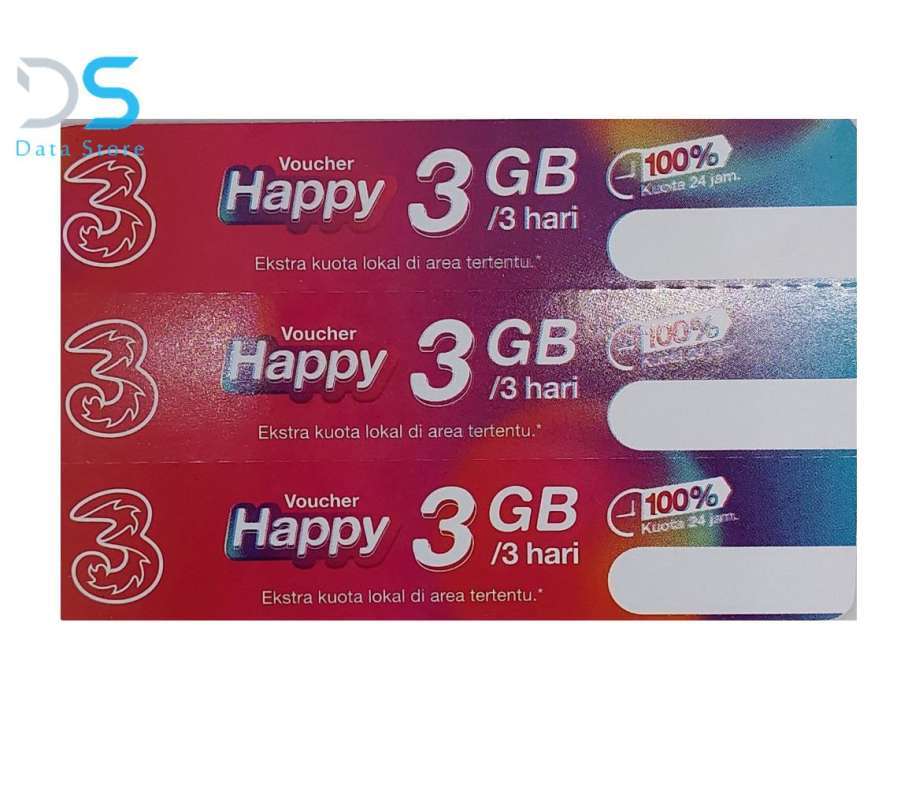 Jual Voucher Tri 3 Gb 3 Hari Spesifikasi Original, Murah & Diskon Harga ...