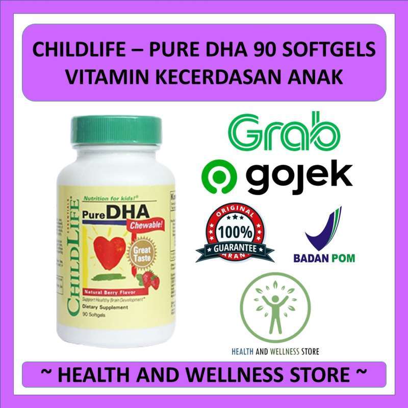 Jual CHILDLIFE ESSENTIALS® PURE DHA 90 SOFTGEL 100% ORIGINAL di Seller Health and Wellness Store ...