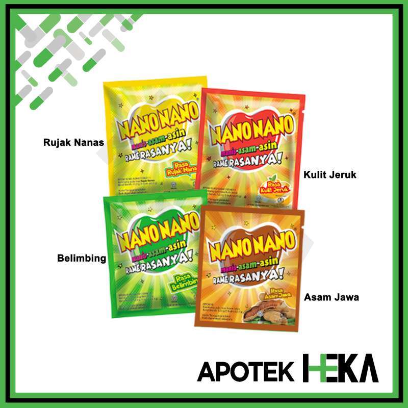 Jual Nano Nano Permen Asam Manis 12 G Di Seller Apotek Heka Bandung ...