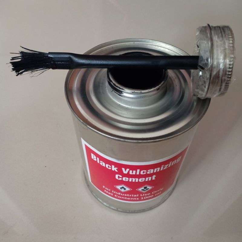 Jual Lem Hitam 1 Liter - Lem Tambal Ban Sistem Panas - Black Cement - 1 ...