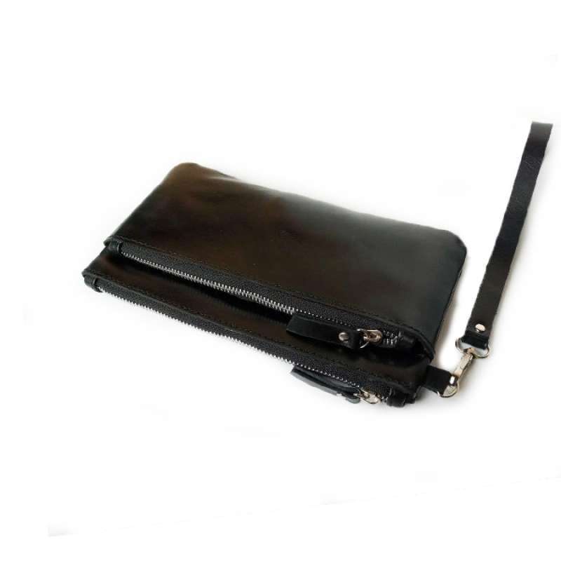 Jual Dompet Hp Kulit Asli Sapi Warna Hitam - Dompet Pouch. Pouch Kulit ...