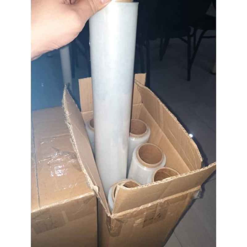 Jual PLASTIK WRAPPING 50CM X 150M STRETCH FILM PLASTIC WRAP - 1 BOX - 6 ...