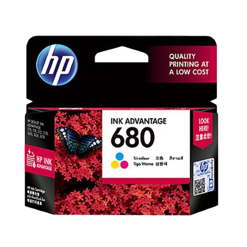 Jual HP Original 680 Color Ink Cartridge - Tricolor di Seller Ans Comp ...