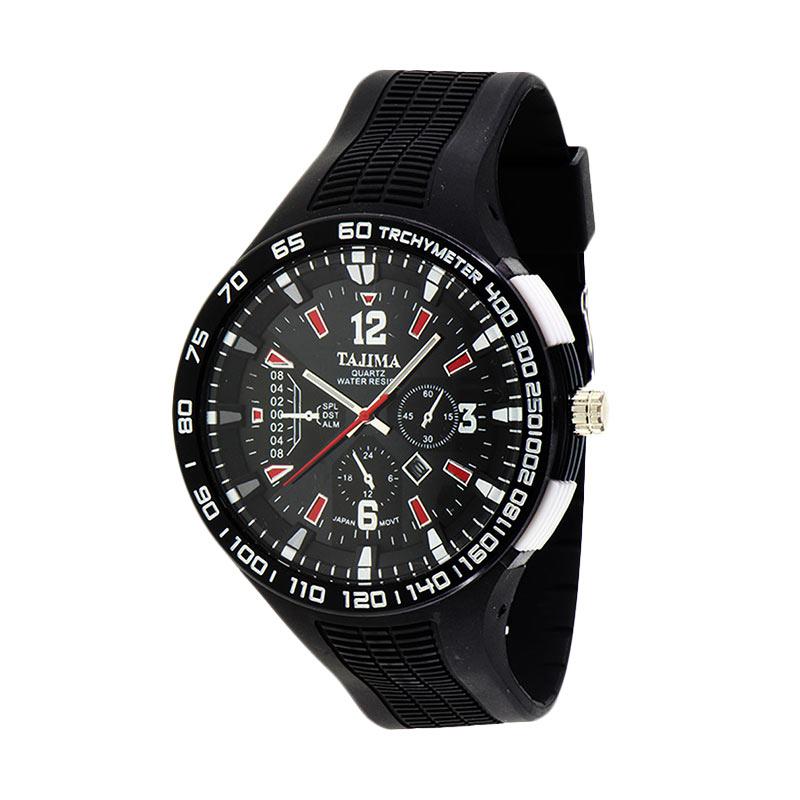 Jual Tajima Analog Date Jam Tangan Pria 3723 GC 02 - Hitam di Seller ...