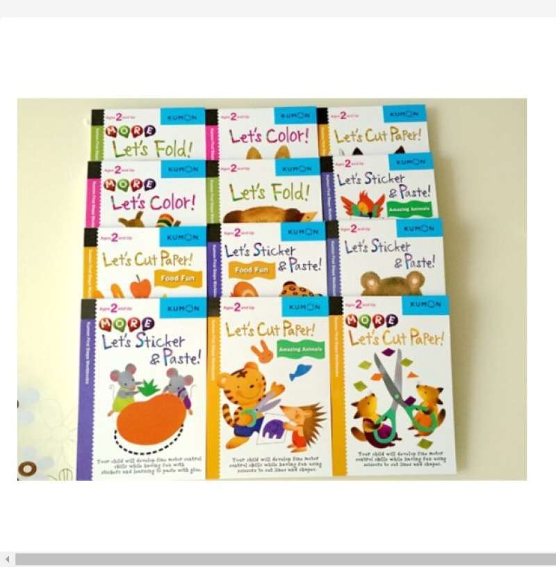 Jual The whole set of kumon for toddler,kumon first step series di ...