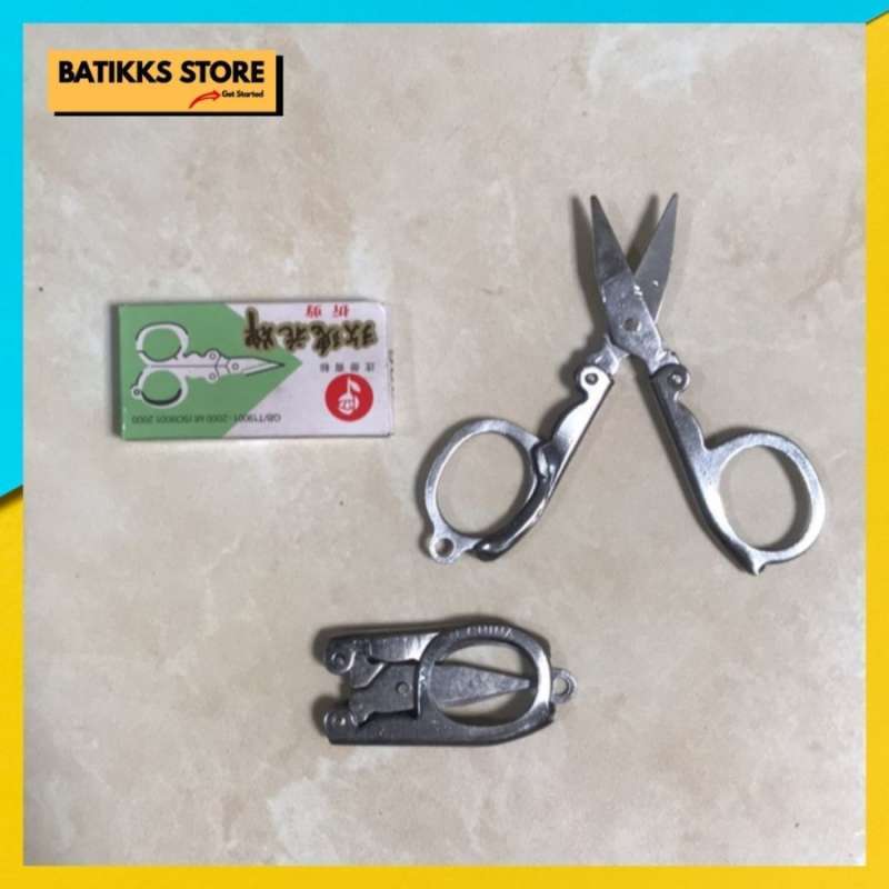 Jual Gunting Lipat Kecil Stainless Murah / Gunting Lipat Mini Di Seller ...