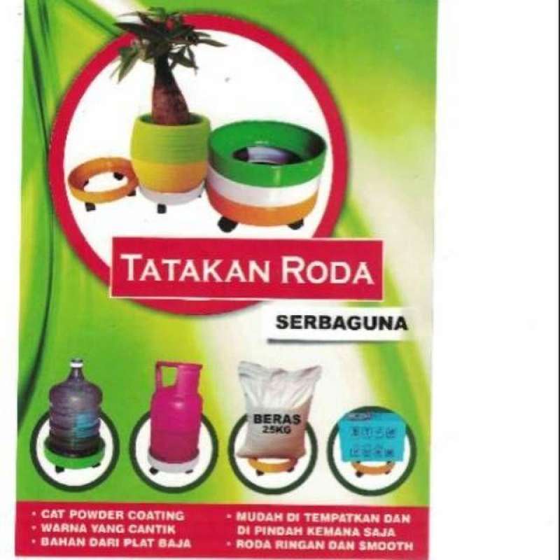 Jual Tatakan Roda Besi Tabung Gas 12 Kg Galon Air Pot Tanaman Di Seller ...