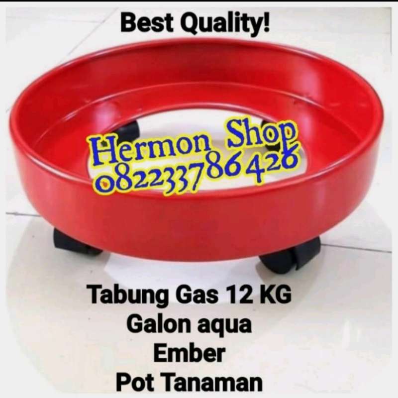 Jual Tatakan Roda Besi Tabung Gas 12 Kg Galon Air Pot Tanaman Di Seller ...