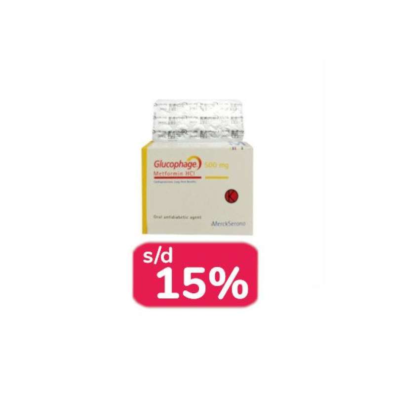 Jual Glucophage 500 Mg 30 Tablet di Seller Halodoc Official Store ...
