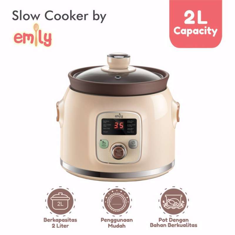 Jual Emily Slow Cooker Claypot 2L (ESC-32001) di Seller Megame Baby ...
