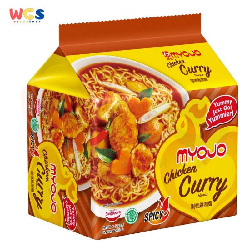 Jual Myojo Instant Noodle Chicken Curry 5 pack x 83 gr di Seller ...