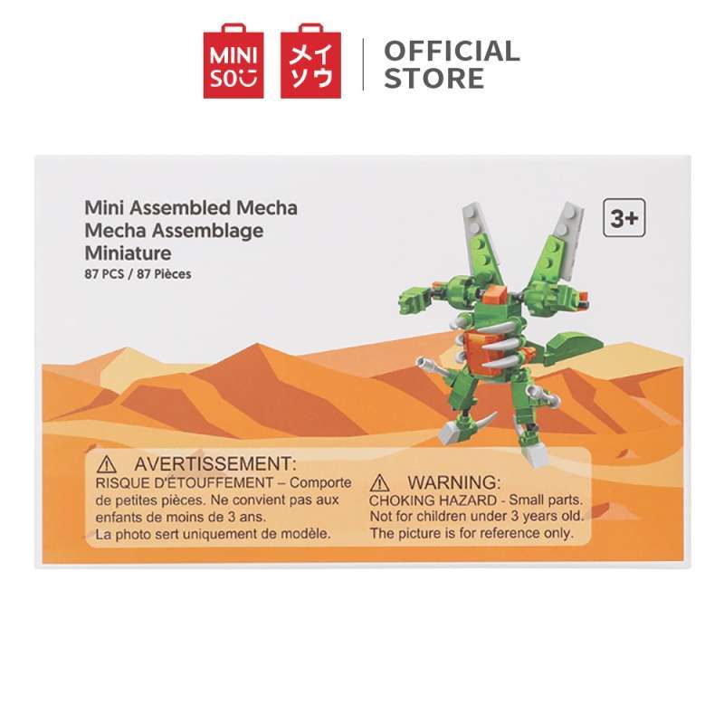 Jual MINISO Blok Bangunan ABS Plastik Ramah Lingkungan - Robot Wolf ...