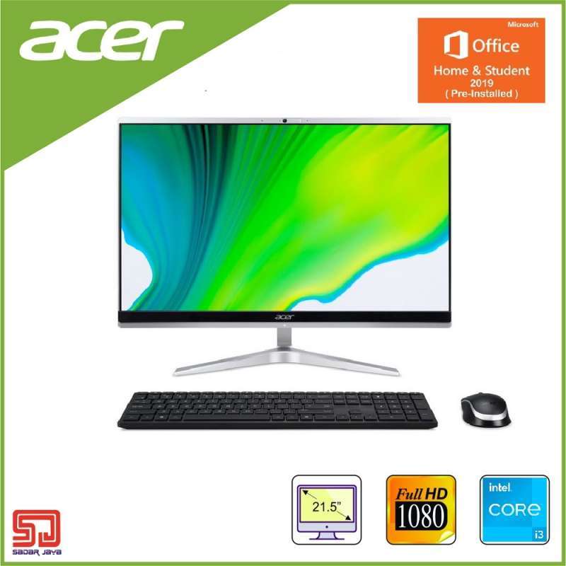 Jual Acer Desktop All In One Pc Aio Aspire C Core I G Gb Ddr Tb Hdd No