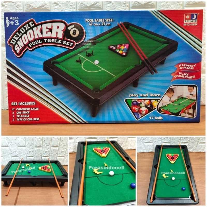 Jual Mainan Meja Biliard Mini - Snooker Pool Table Set di Seller Denis ...