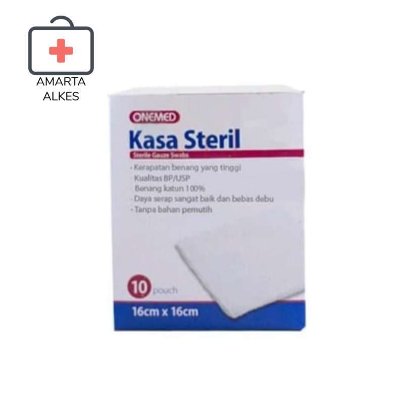 Jual Kasa Steril 16x16cm Onemed / Gauze Swab Steril Kassa Onemed di ...