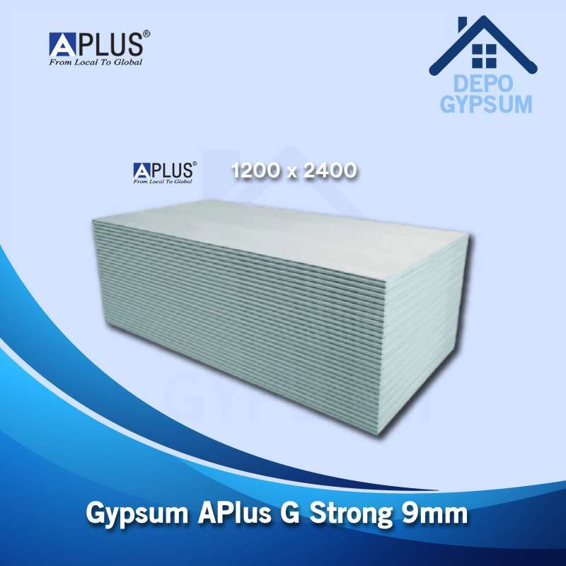 Jual Papan Gypsum Aplus GStrong 09mm 1200x2400 | Papan Gypsum di Seller ...