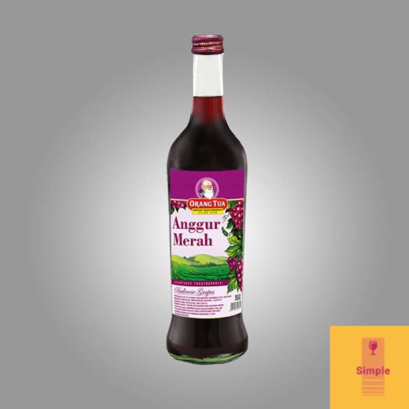 Jual Orang Tua Anggur Merah [620 Ml] Di Seller Warjo Grosir - Kedaung ...