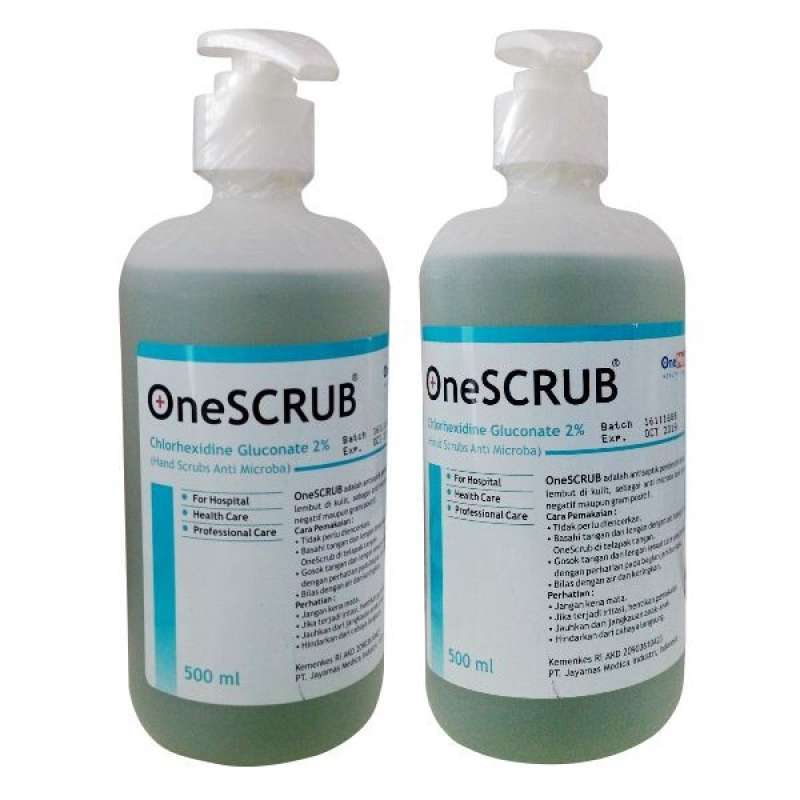 Jual Onemed Onescrub Hand Scrubs + Dispenser 2% [500 Ml] Di Seller ...
