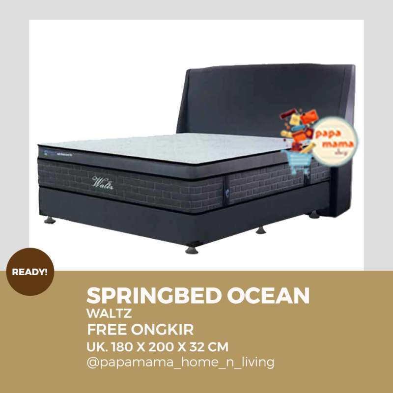 Jual Ocean Spring Bed Tebal 32cm Ukuran 180x200cm Tipe Ocean Waltz ...