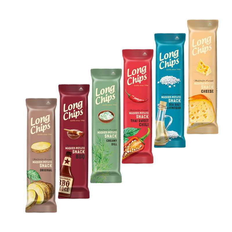 Jual Long Chips Mashed Potato Snack 75gr - Camilan Kentang Rasa Bbq Di ...