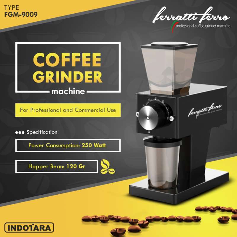 Jual Coffee Grinder Machine Alat Penggiling Kopi Ferratti Ferro FGM ...