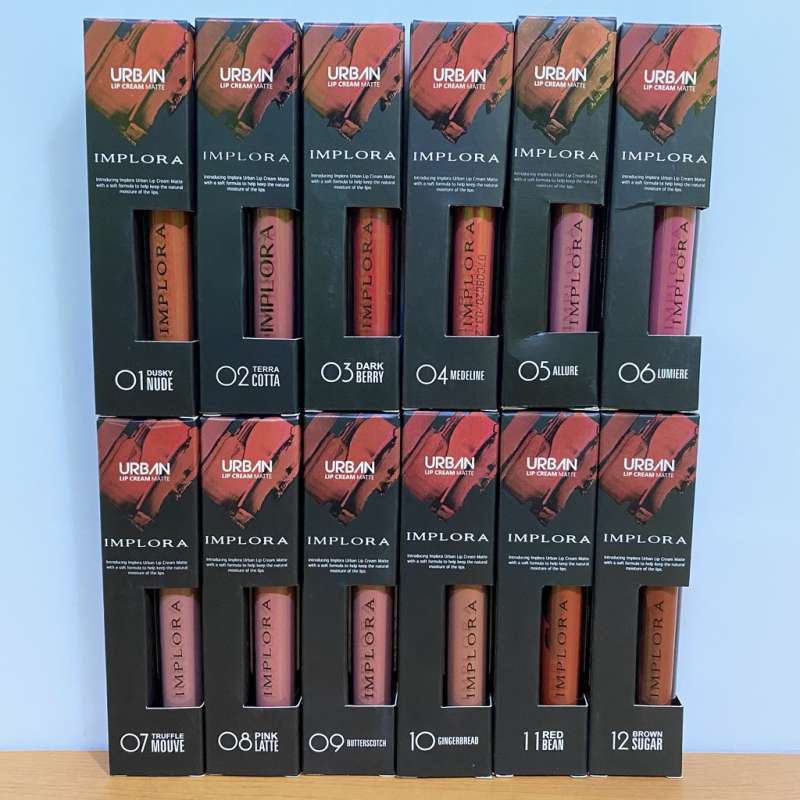 Jual Implora Urban Lip Cream Matte / Lipstik Matte - 10 Gingerbread Di ...