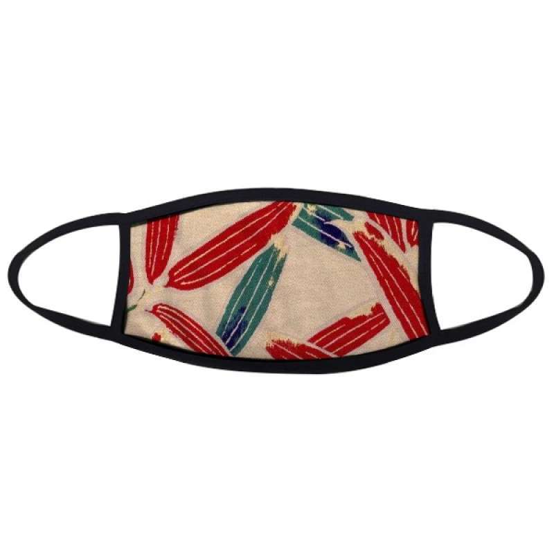 Jual Japanese Ukiyoe Red Blue Pattern Bukti dingin dan topeng bukti ...