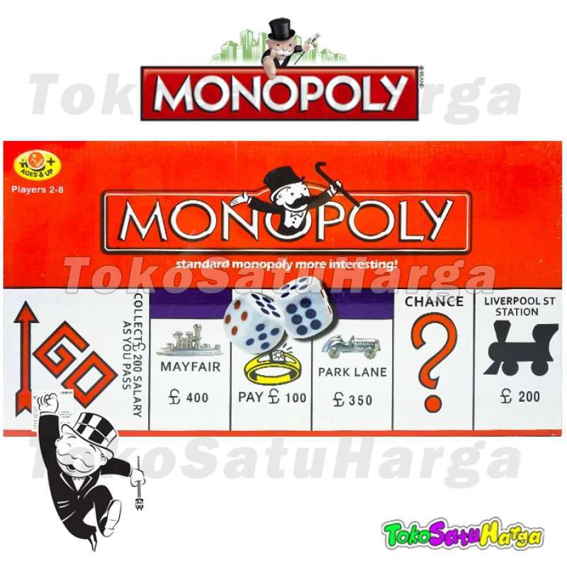 Promo Mainan Anak Edukasi Monopoly board game original International ...
