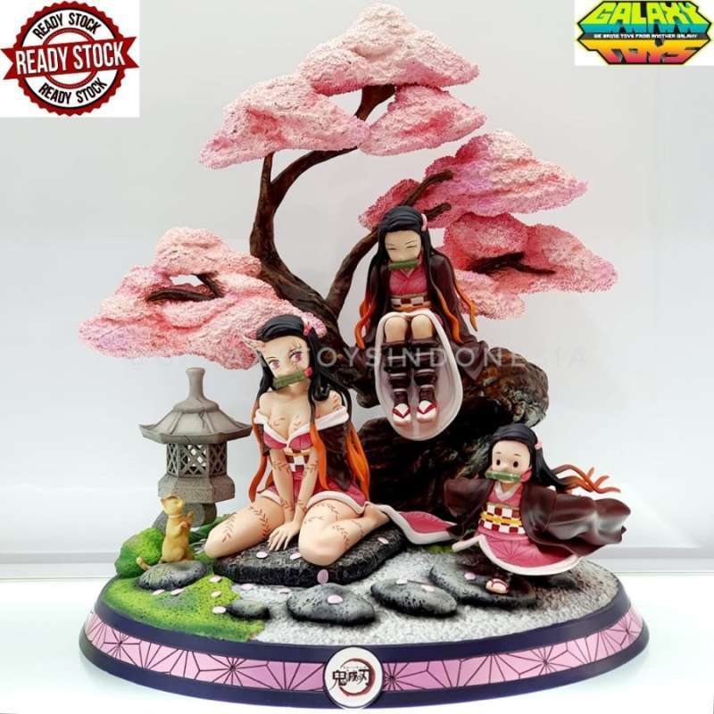 Jual Champion Studio Demon Slayer - Treble Happy Nezuko Kamado Resin Statue di Seller Galaxy ...