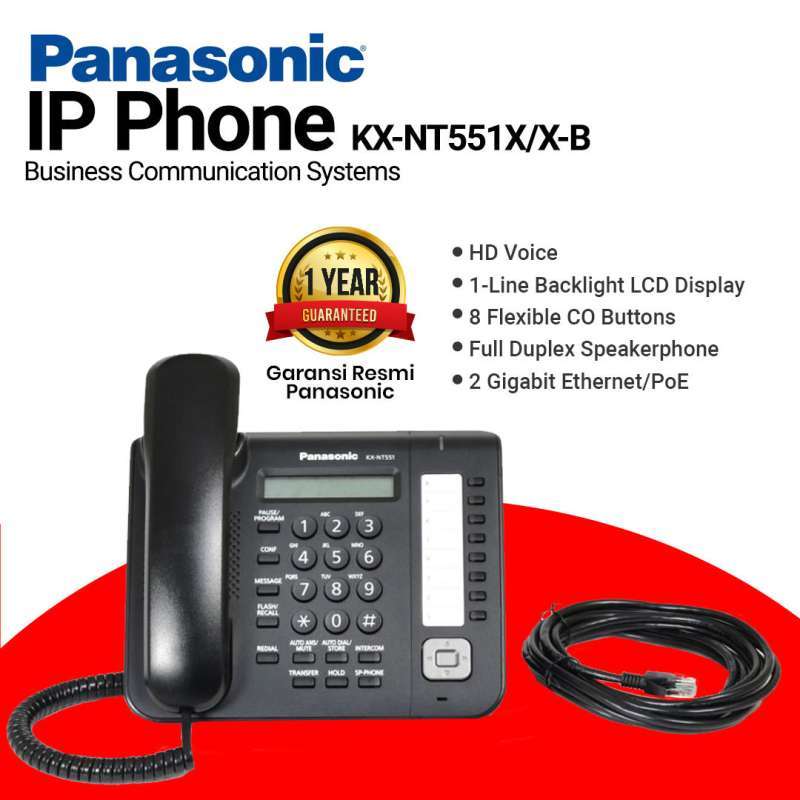 Jual Panasonic Kx-nt551x/x-b Ip Phone Di Seller Anugrahpratamacom - Mulyorejo, Kota Surabaya ...