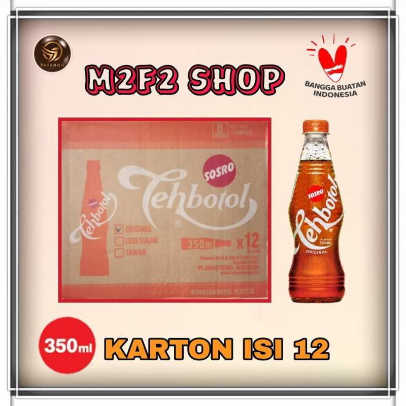 Promo Teh Botol Sosro Original Plastik Pet - 350 ml (Kemasan Karton ...