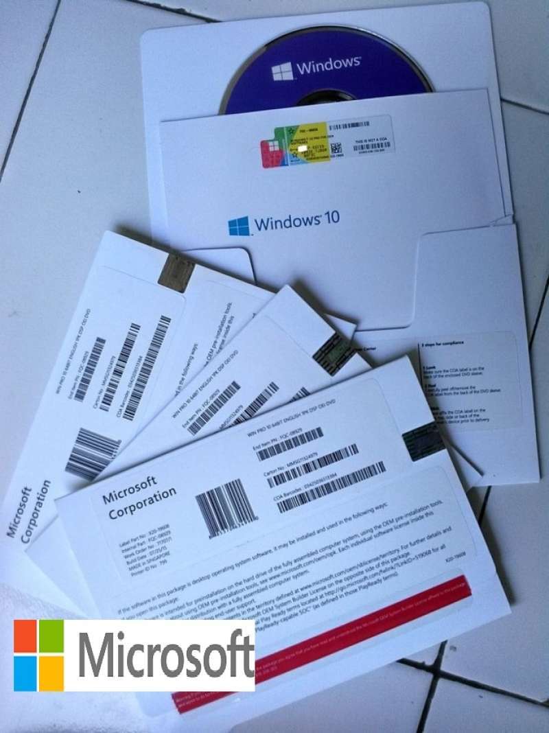 Jual Microsoft Windows 10 Professional FULLPACK ORIGINAL di Seller Jixy ... Jual Microsoft Windows 10 Professional FULLPACK ORIGINAL di Seller Jixy ...
