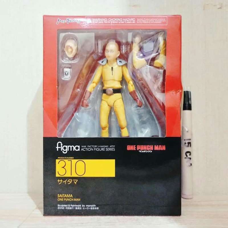 Jual Mainan Act Figure figma 310 Saitama One Punch Man recast ...