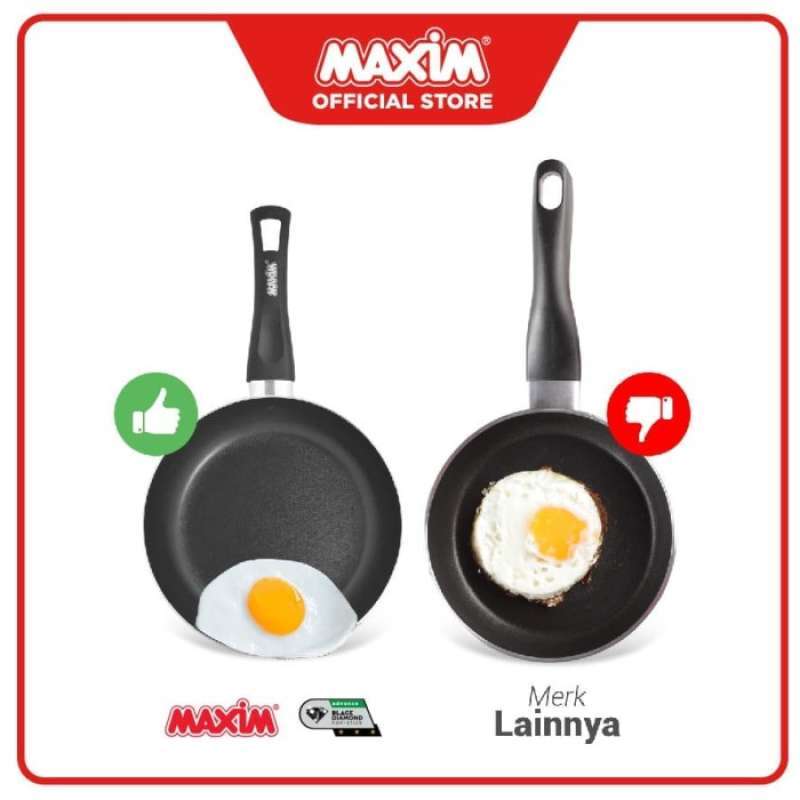 Promo Maxim New Ezp Wok Masak Teflon 30Cm + Sutil Kayu + Rack Set ...