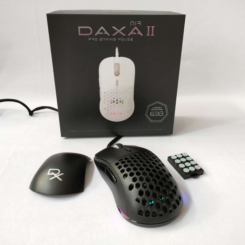 Jual Rexus Daxa Air II Pro Gaming Mouse PAW3389 Black DX-V3 di Seller ...