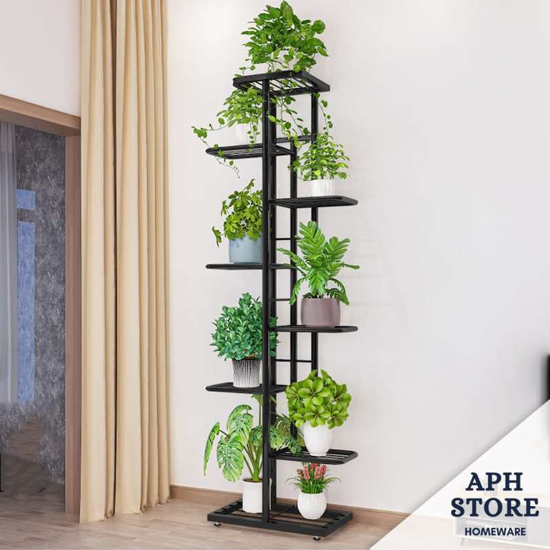 Promo Rak Tanaman Bunga Minimalis Flower Stand Besi Rak Tanaman Hias ...