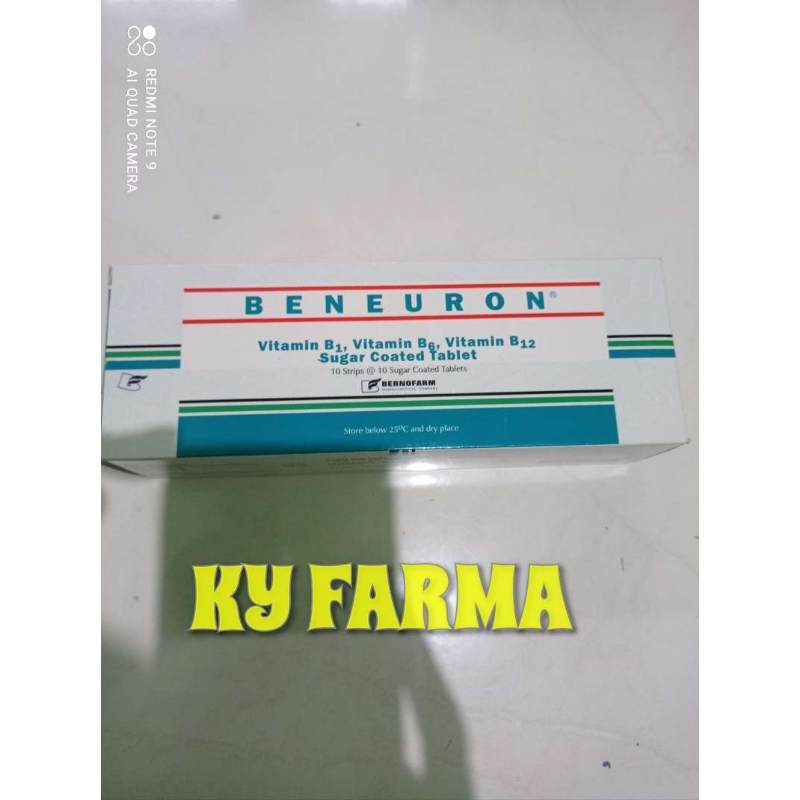 Jual Beneuron Tablet Multivitamin Perbox Di Seller Ky Farma - Pal ...