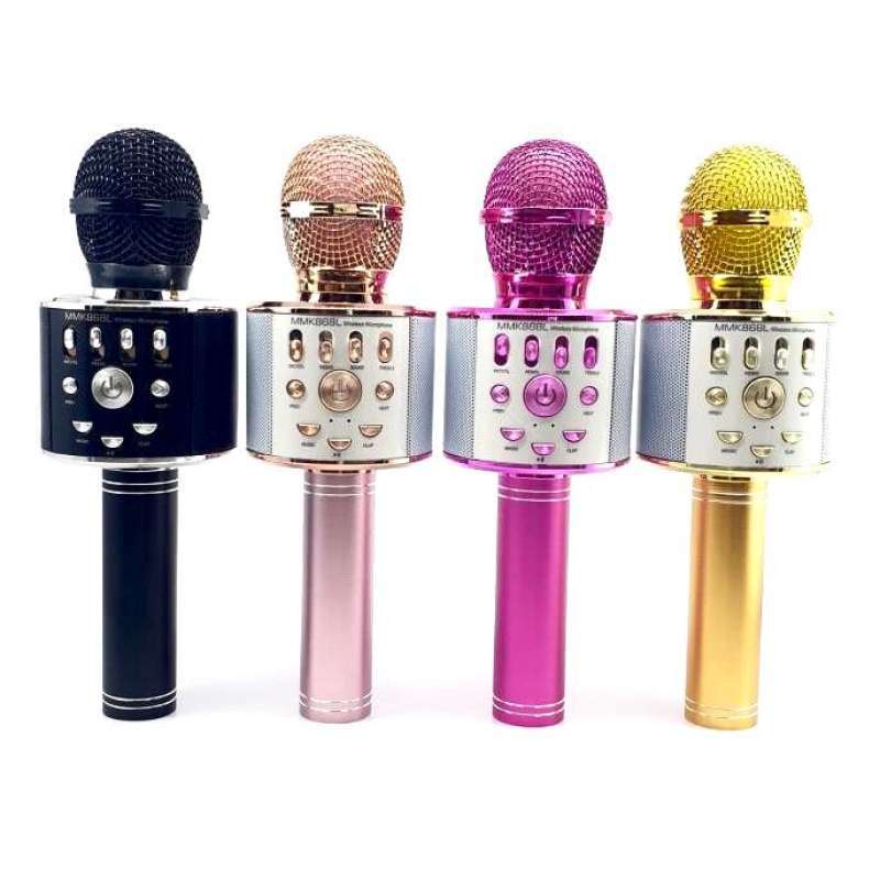 Jual MIC Karaoke Bluetooth MMK 868L Microphone Speaker Bluetooth ...
